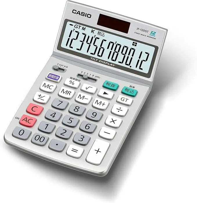CASIO - カシオ グリーン購入法適合電卓 12桁 ジャストタイプ JF-120GT-N の評価 | SHOPSTAFF