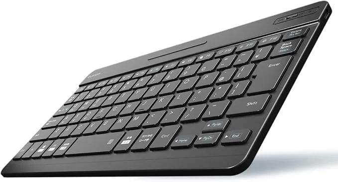 エレコム(ELECOM) - エレコム Bluetoothキーボード 超薄型 充電式 マルチペアリング対応(3台同時ペアリング) ブラック iPad pro 2020 TK-SLP01BK ...