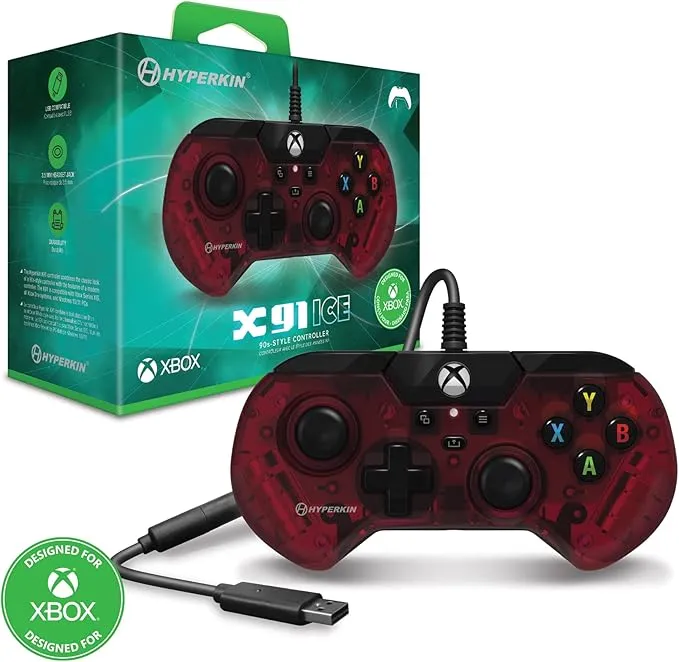 Hyperkin - X91 ICE 有線コントローラー Ruby Red (型番M02628-RR) の評価 | SHOPSTAFF