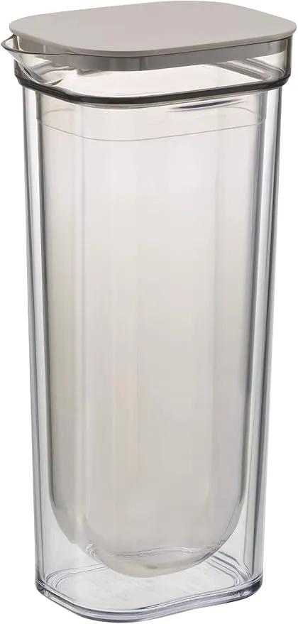 リッチェル(Richell) - 水差し ピッチャー 冷水筒 ジャグ 麦茶ポット ブラウン 1L ダブルウォールカラフェ 透明 食洗機OK 日本製 110122 の評価 | SHOPSTAFF