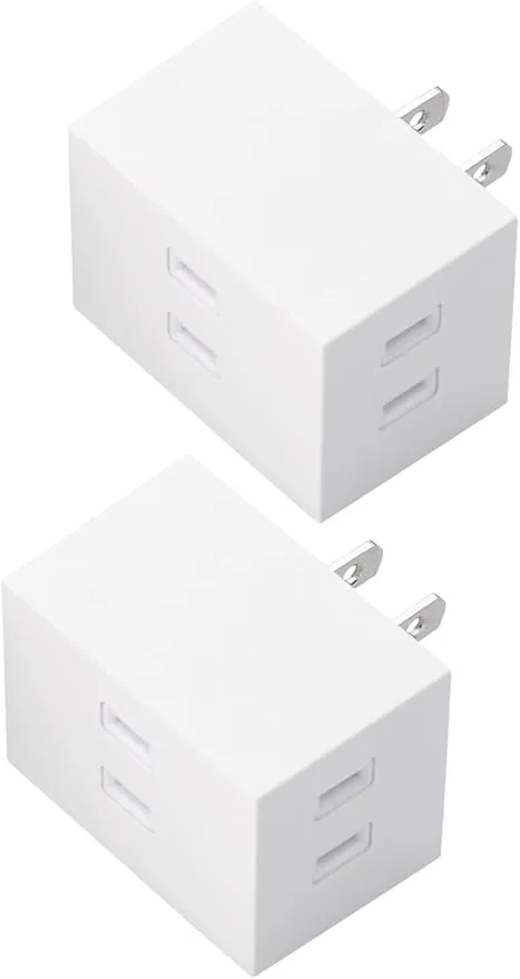 エレコム(ELECOM) - 電源タップ コンセント 3口 3個口 2個セット 雷ガード ほこり防止シャッター 難燃性 ユリア樹脂 絶縁スリーブ ホワイト ECT-29-2WH の評価 ...