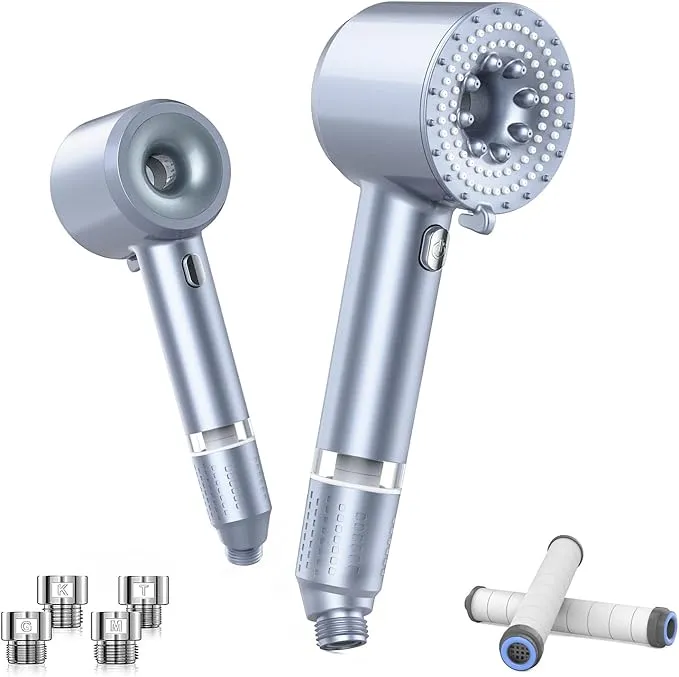 FOXCUP - 【2025新登場 ダブル増圧 10倍洗净力】FOXCUP シャワーヘッド 節水 マイクロナノバブル シャワーヘッド 3段階 ...